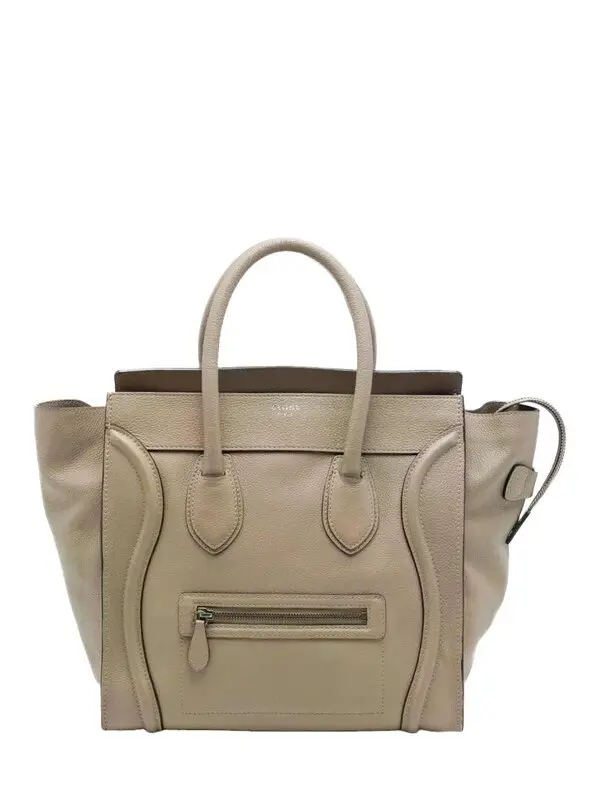 Celine Mini Luggage Tote Bag - Neutrals