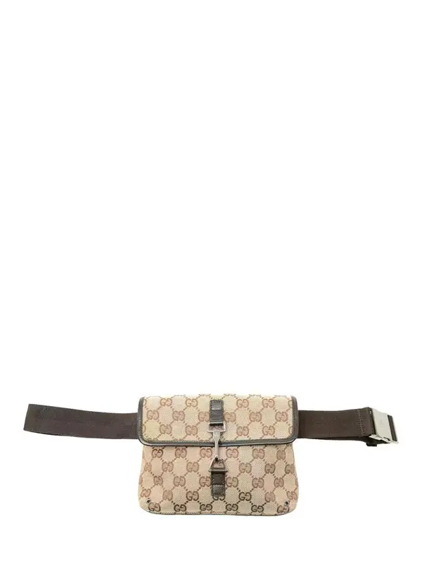 Gucci Gg Canvas Jackie Belt Bag - Neutrals