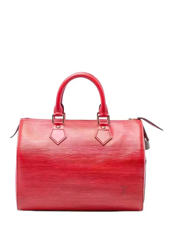 LOUIS VUITTON Epi Speedy 25 Boston Bag - Red