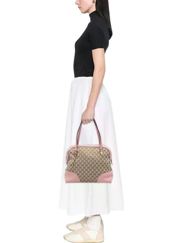 Gucci Gg Canvas Dome Shoulder Bag - Neutrals