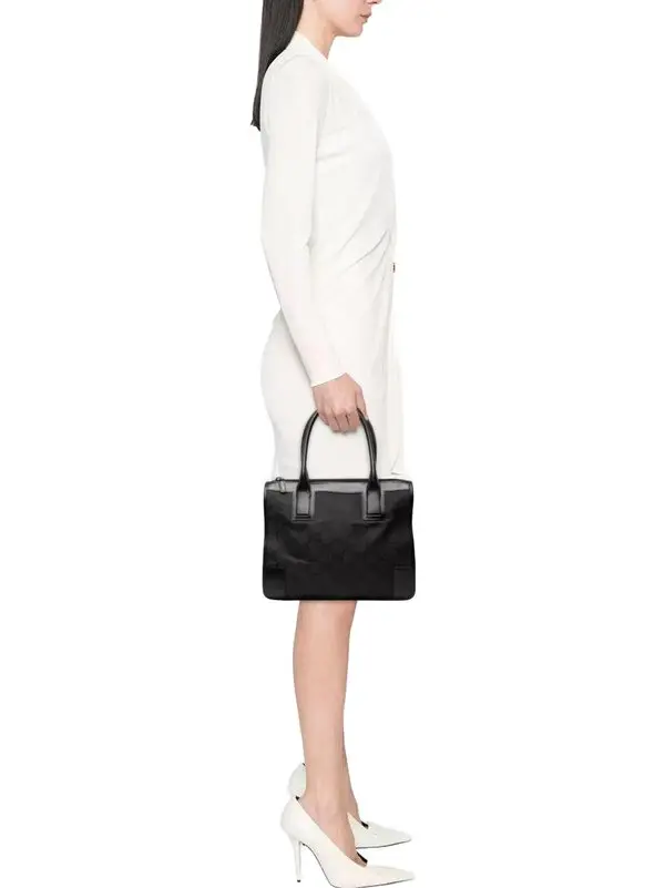 Gucci Gg Nylon Tote Bag - Black