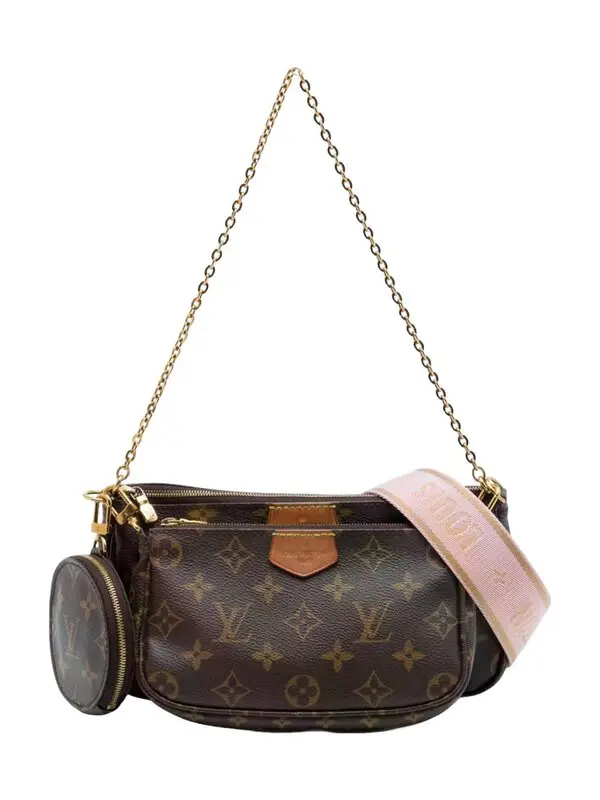 LOUIS VUITTON Monogram Multi Pochette Accessoires Satchel - Brown