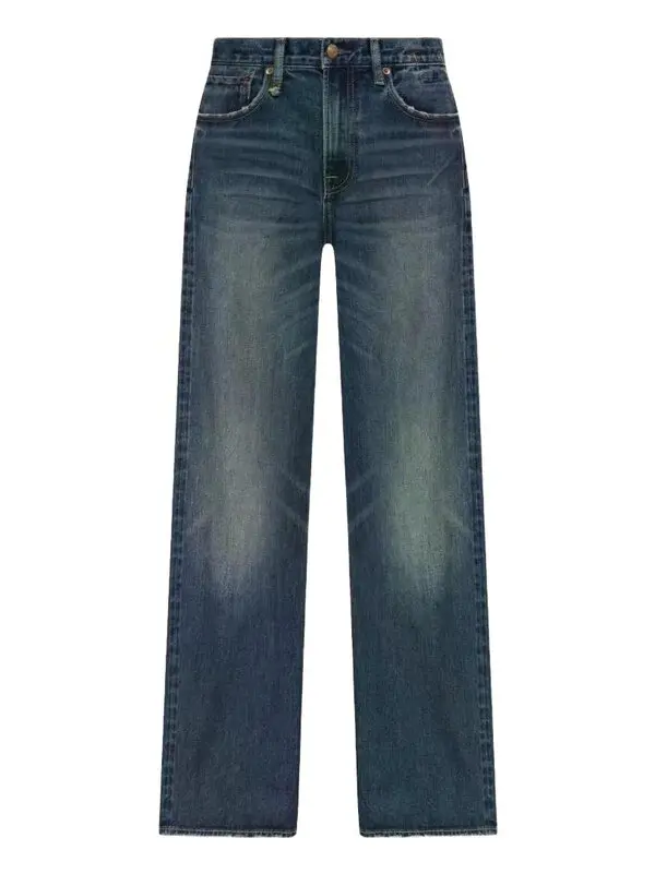 R13 D'arcy Wide-leg Jeans - Blue