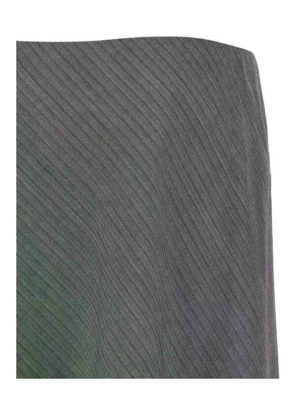 Alberta Ferretti Maxi A-line Skirt - Grey