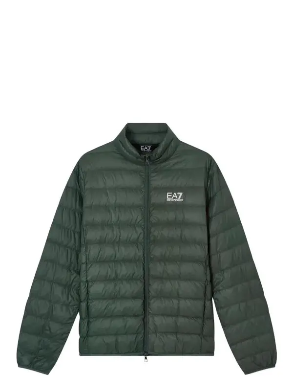 EA7 Quilted Logo Jacket - Green