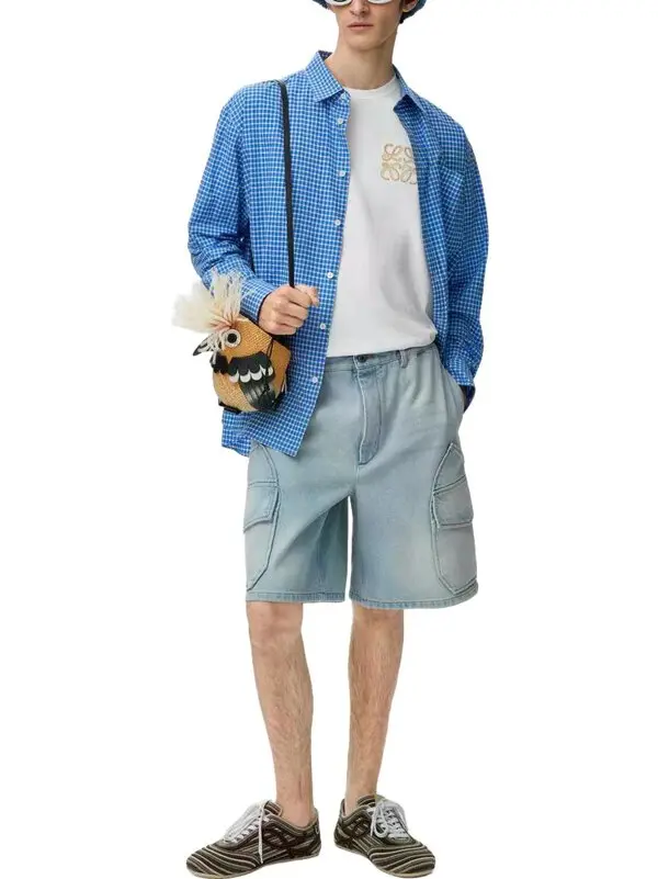 Loewe Shirt In Cotton - Blue