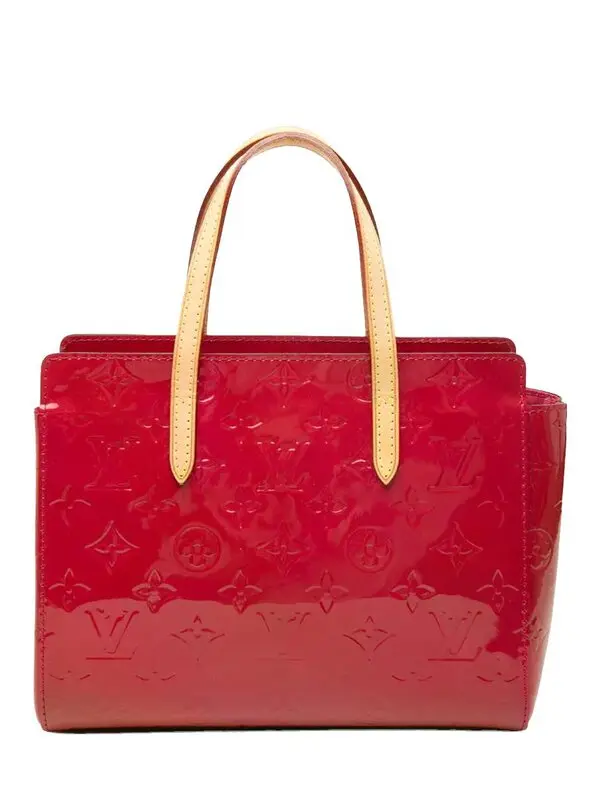 LOUIS VUITTON Monogram Vernis Catalina Bb Handbag - Red