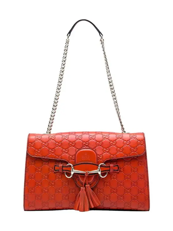 Gucci Medium Emily Shoulder Bag - Orange
