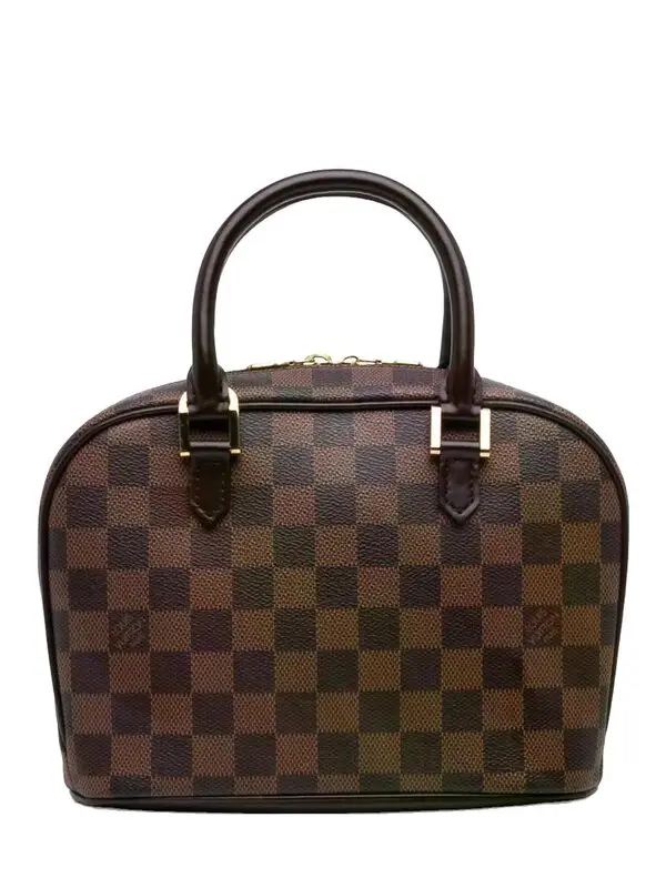 LOUIS VUITTON Damier Ebene Mini Sarria Handbag - Brown