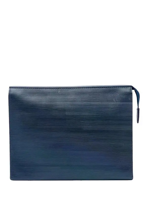 LOUIS VUITTON 2018 Epi Toiletry Pouch 26 Clutch Bag - Blue