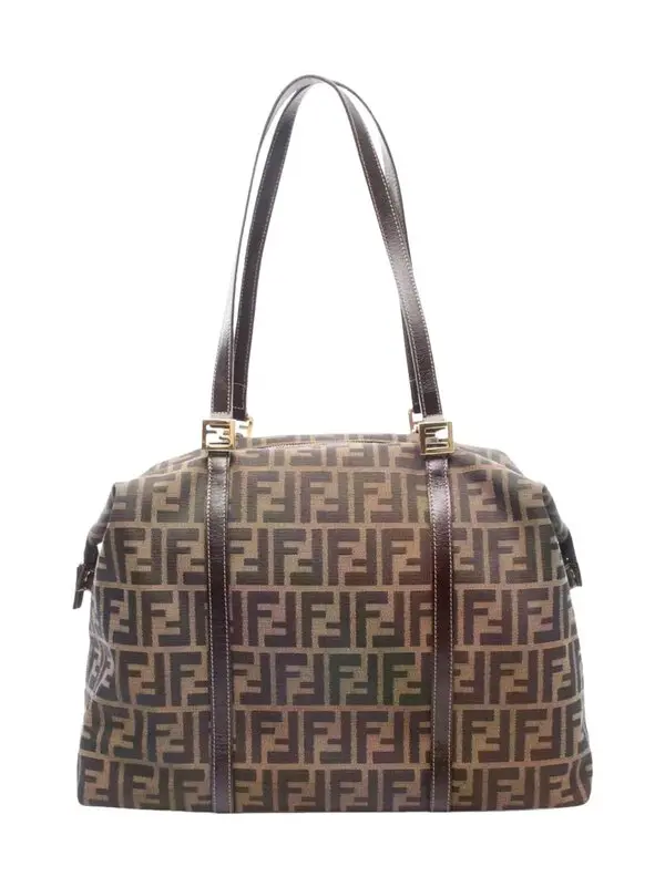 Fendi 20th Century Zucca Canvas Shoulder Bag - Brown