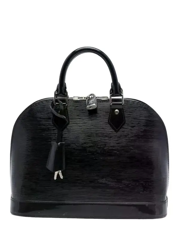 LOUIS VUITTON Electric Epi Leather Alma Pm Handbag - Black