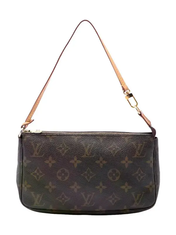 LOUIS VUITTON Monogram Pochette Accessoires Shoulder Bag - Brown