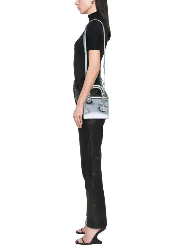 Dior Mini Lady Satchel - Silver