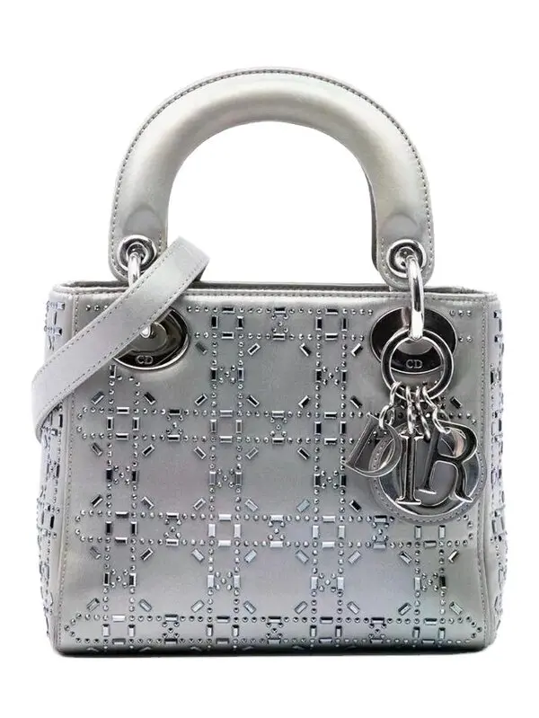 Dior 2017 Mini Lady Satchel - Grey