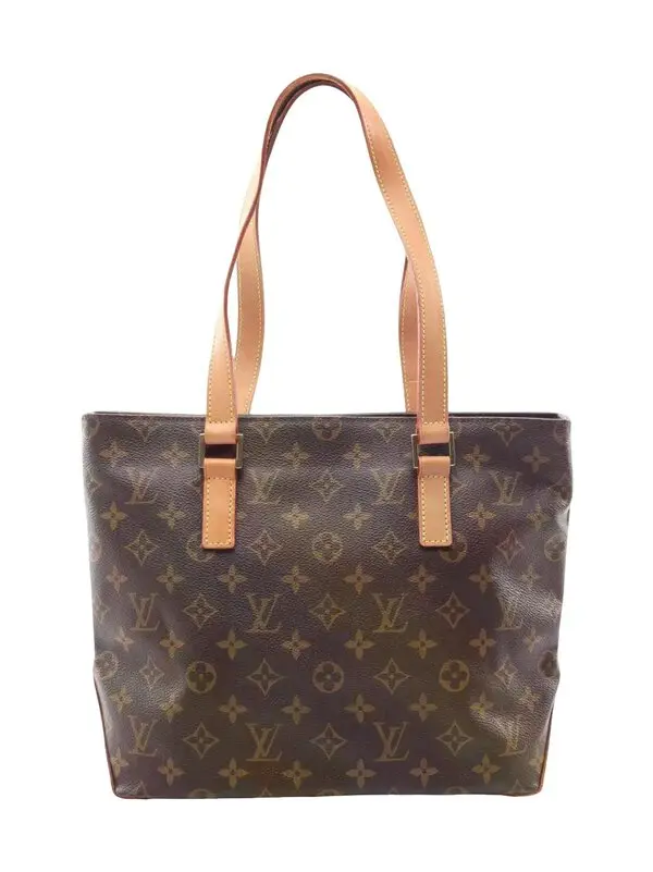LOUIS VUITTON Monogram Cabas Piano Tote Bag - Brown