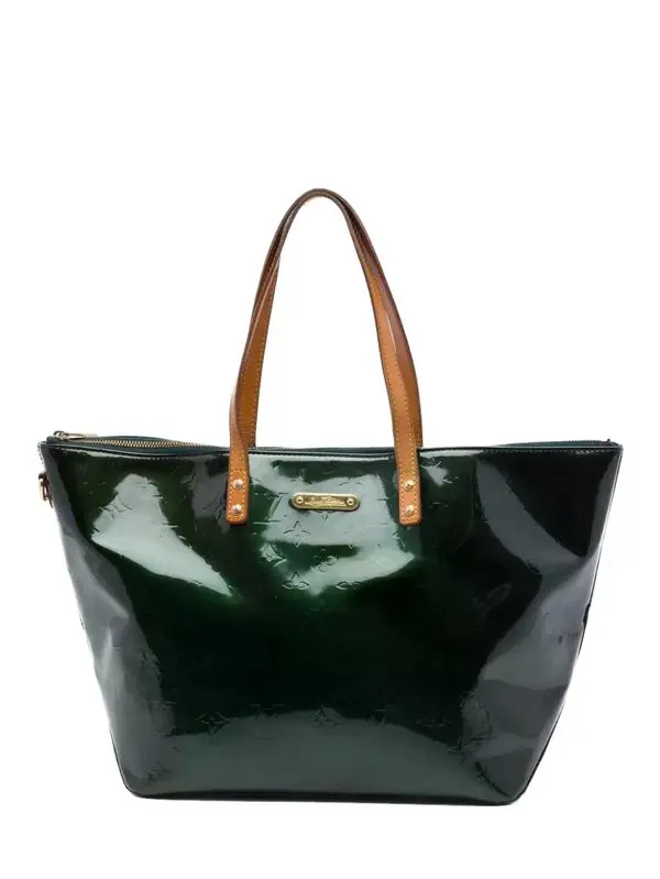 LOUIS VUITTON Monogram Vernis Bellevue Gm Handbag - Green