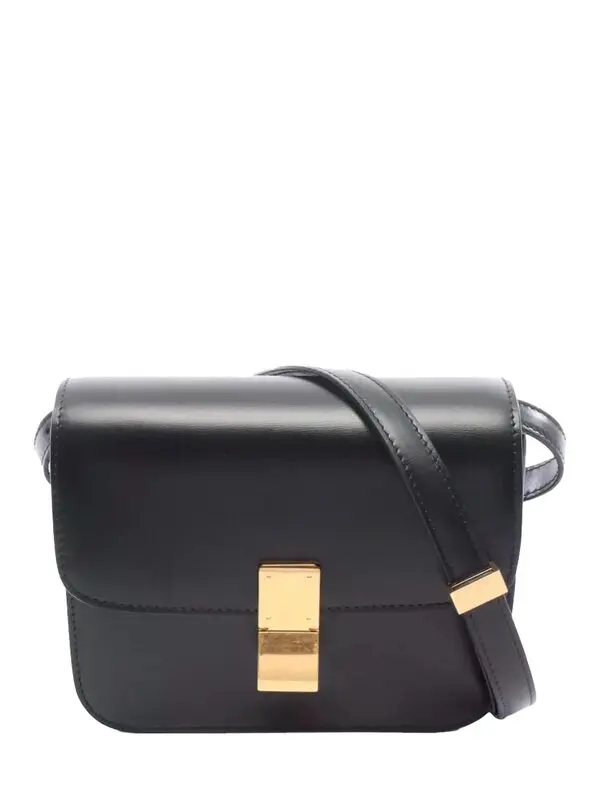 Celine Calfskin Classic Box Crossbody Bag - Black