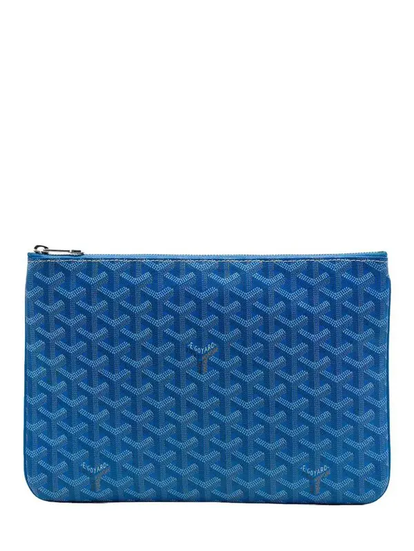 Goyard Senat Mm Clutch Bag - Blue