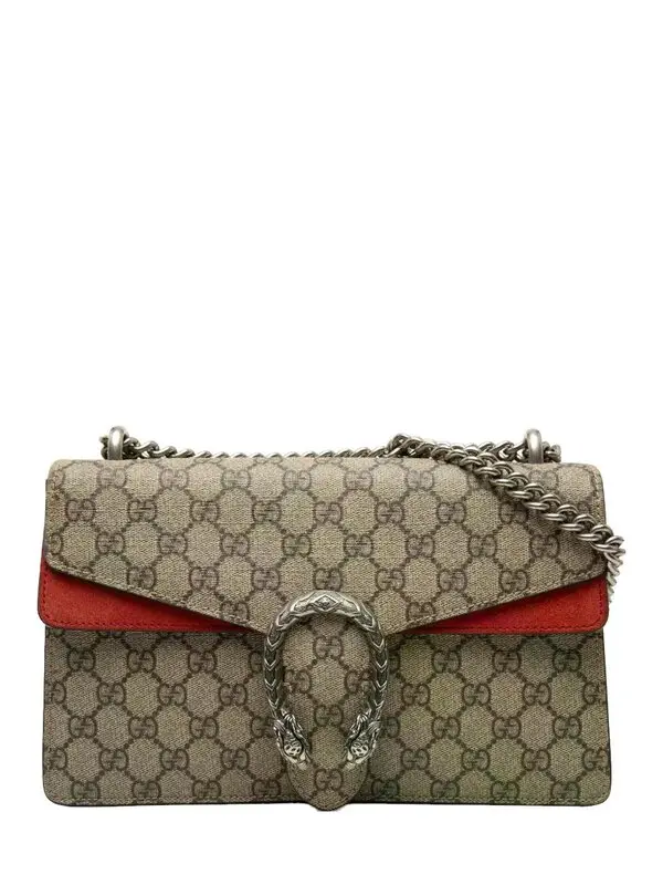 Gucci 2016-2026 Medium Gg Supreme Dionysus Shoulder Bag - Neutrals