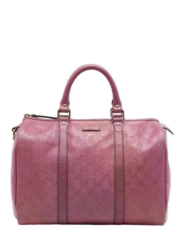 Gucci Gg Imprime Joy Boston Bag - Brown