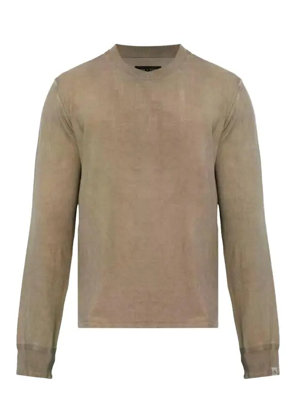 Rag & Bone Crew Neck Long Sleeve Sweater - Neutrals