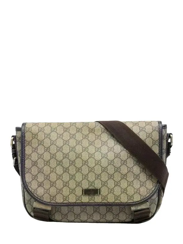 Gucci Gg Supreme Crossbody Bag - Neutrals