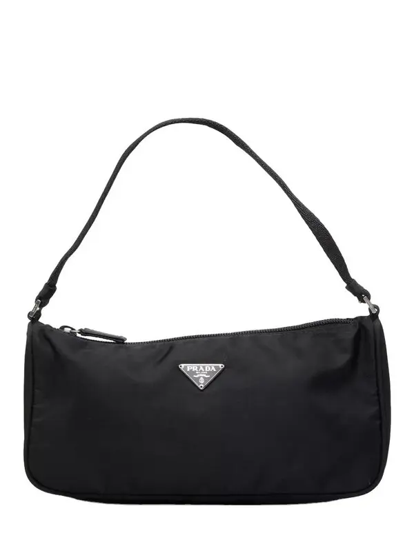 Prada Tessuto Shoulder Bag - Black
