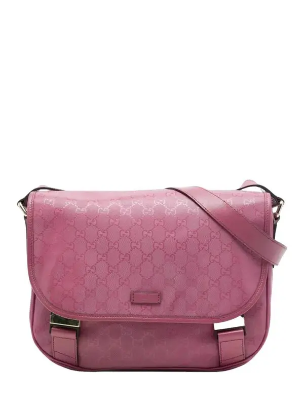 Gucci Gg Imprime Crossbody Bag - Pink