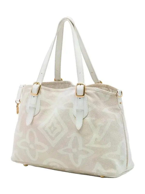 LOUIS VUITTON Monogram Tahitienne Cabas Pm Tote Bag - Neutrals