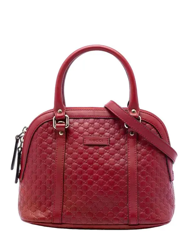 Gucci Microguccissima Dome Satchel - Red