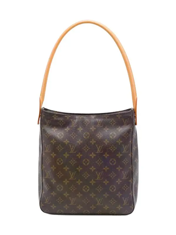 LOUIS VUITTON Monogram Looping Gm Shoulder Bag - Brown