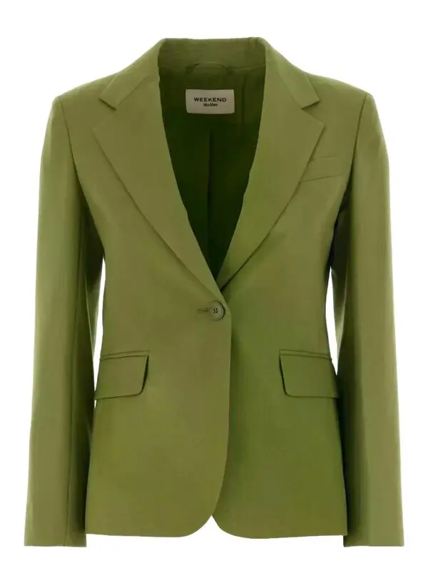 Max Mara Single-breasted Blazer - Green
