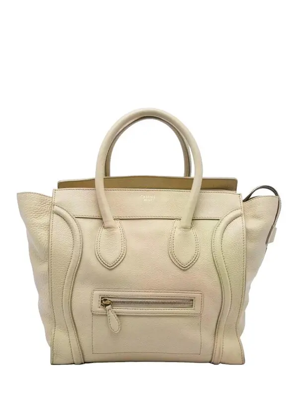 Celine Mini Luggage Tote Bag - Neutrals