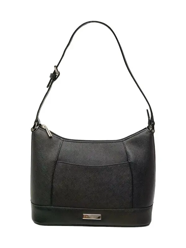 Burberry Leather Shoulder Bag - Black