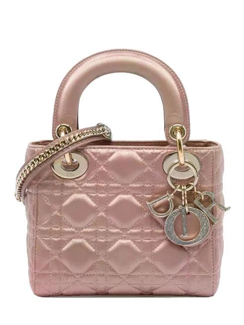Dior Mini Lady Satchel - Pink
