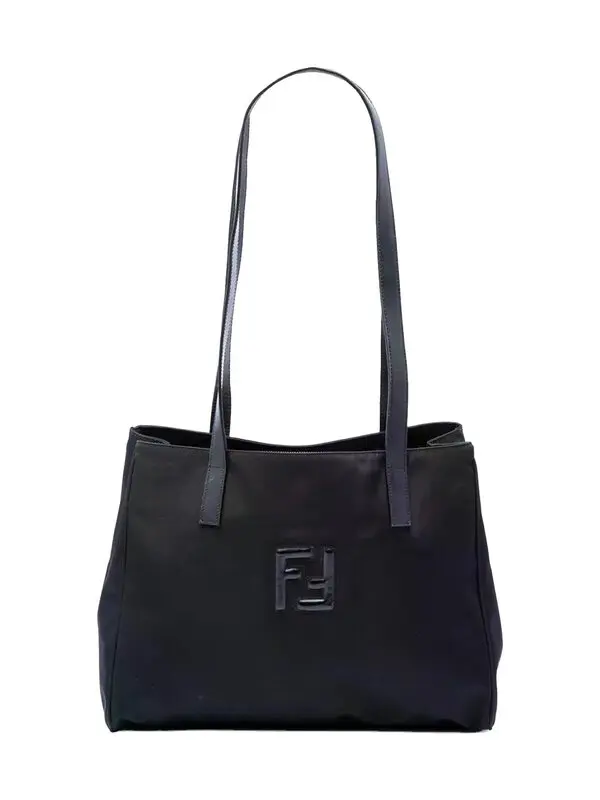 Fendi Ff Nylon Tote Bag - Black