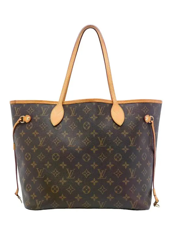 LOUIS VUITTON Monogram Neverfull Mm Tote Bag - Brown