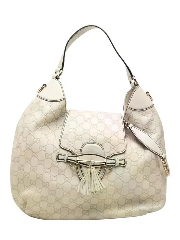 Gucci Medium Emily Flap Satchel - Brown