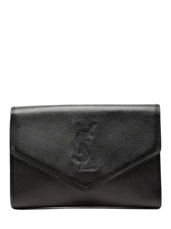 Saint Laurent Grain De Poudre Envelope Clutch - Black