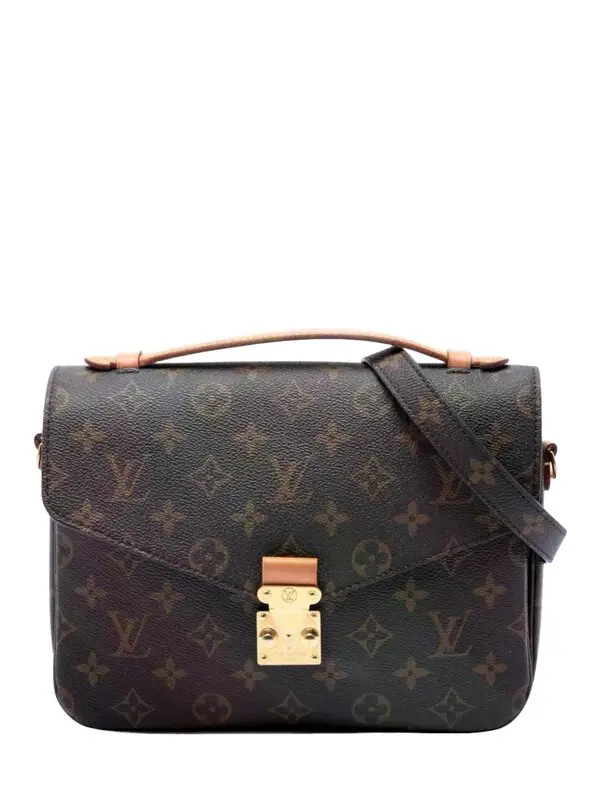 LOUIS VUITTON 2020 Monogram Pochette Metis Satchel - Brown