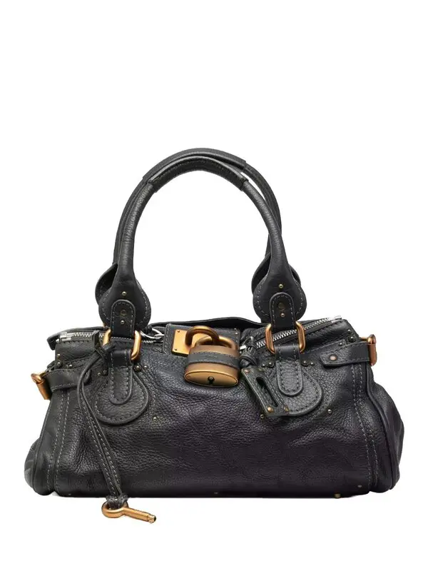Chloé Paddington Leather Handbag - Black