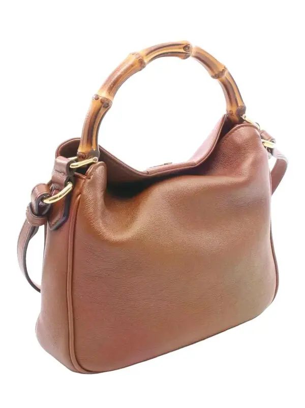 Gucci Bamboo Diana Satchel - Brown