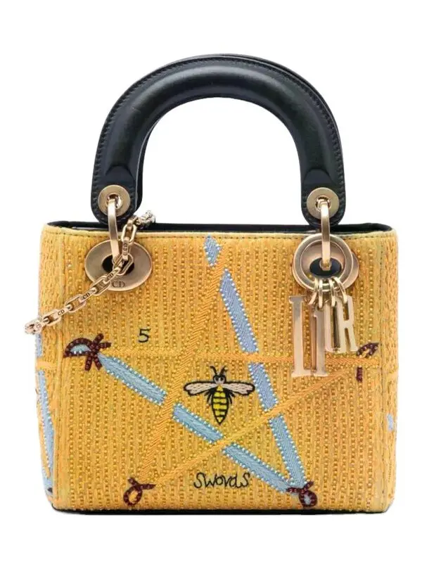 Dior Mini Lady Satchel - Yellow