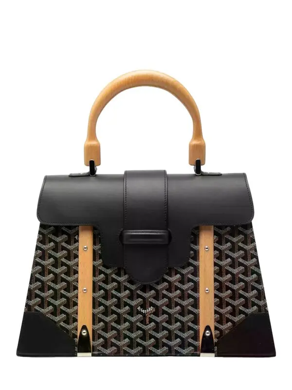 Goyard Saigon Structured Mm Handbag - Black