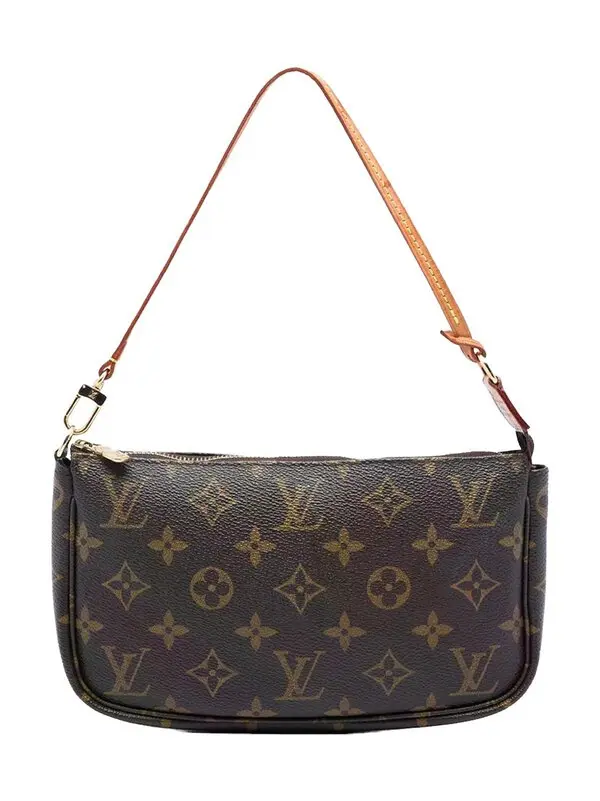 LOUIS VUITTON Monogram Pochette Accessoires Shoulder Bag - Brown