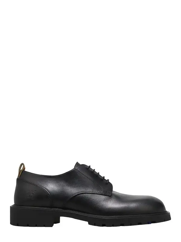 Burberry Rogue Leather Derby Shoes - Black