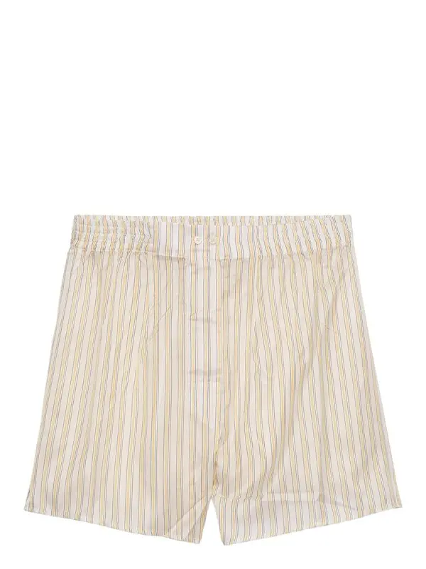 Prada Striped Boxer Shorts - Yellow