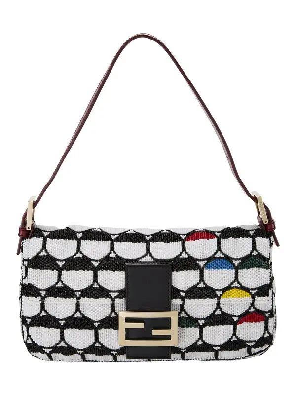 Fendi Baguette Shoulder Bag - Black