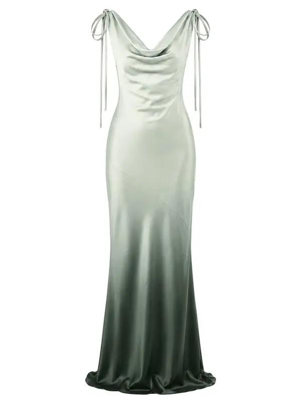 LOLAM Beatrice Ombre Gown - Green